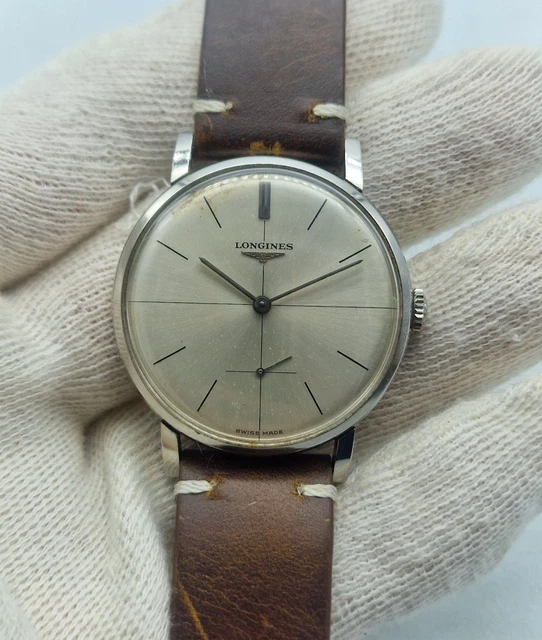 VINTAGE LONGINES CAL:30L Silver Dial Manual Wind Man's Watch / X025 £ ...