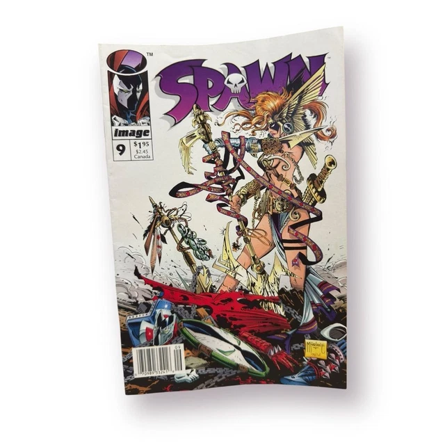 SPAWN #9 COMIC First Appearance of Neil Gaiman's Angela (Spawn) Comic ...