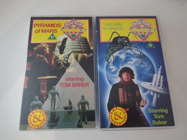 DR WHO VHS tapes X 2 Tom Baker £12.00 - PicClick UK