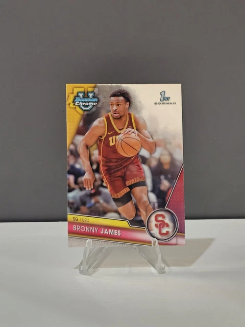 2023-24 BOWMAN U chrome Bronny James #95 RC 1ère base Bowman chevaux de ... 2023-24 BOWMAN U chrome Bronny James #95 RC 1ère base Bowman chevaux de ...