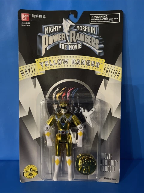 MIGHTY MORPHIN POWER Rangers The Movie Yellow Ranger £47.65 - PicClick UK