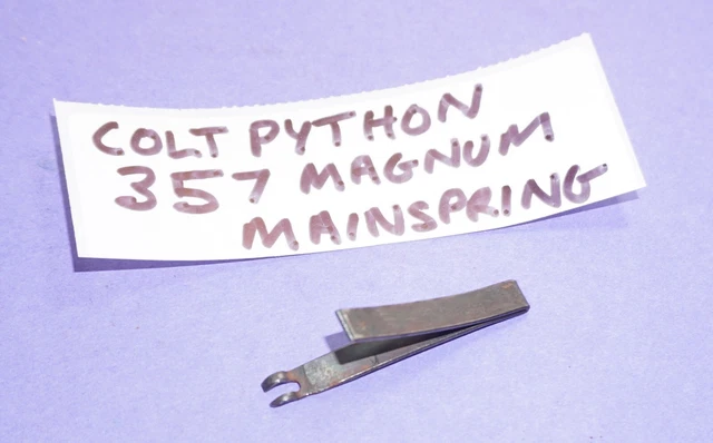COLT PYTHON, 357 Magnum Revolver Parts: Mainspring $9.99 - PicClick