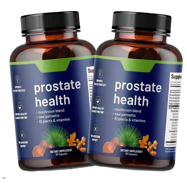 PROSTATE HEALTH CAPSULES Natural Support for Men’s Wellness 60 Count-2x ...