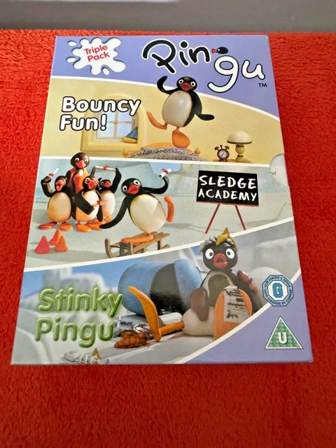 PINGU (DVD 3-DISC Set SEALED Triple Pack) Bouncy Fun Sledge Academy ...