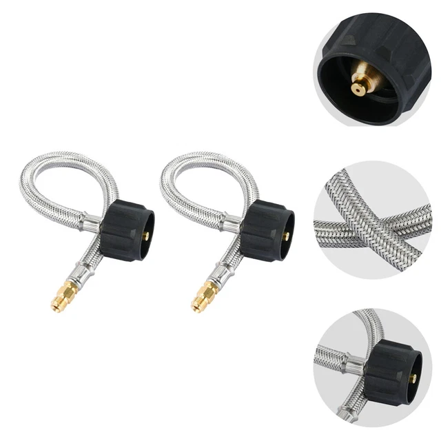COPPER ABS RV Gas Hose Camper Line Quick- Connect Propane £20.69 ...