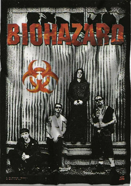 BIOHAZARD - BAND Posterfahne Flagge Poster NEU & OFFICIAL EUR 14,99 ...