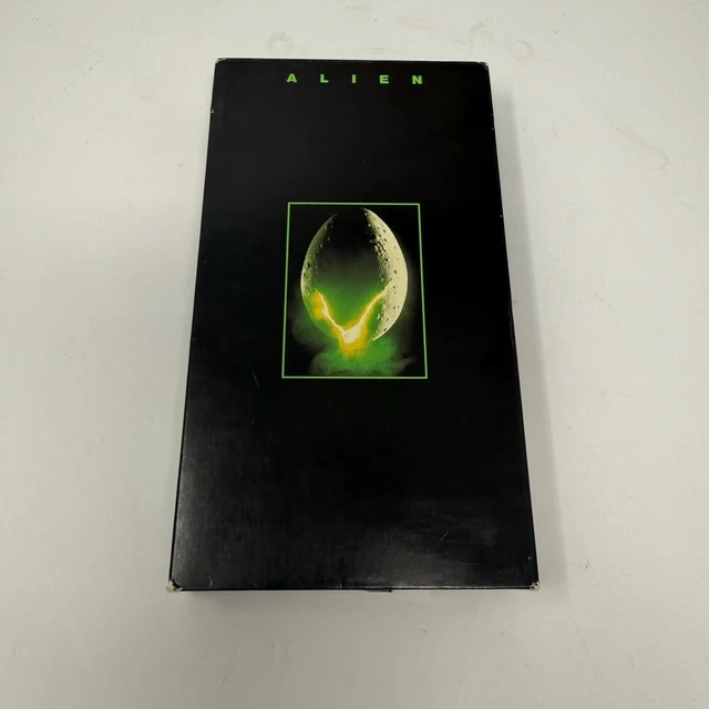 ALIEN VHS 1979 Ridley Scott 1984 CBS FOX Video Horror Sci-Fi Red Hi-Fi ...