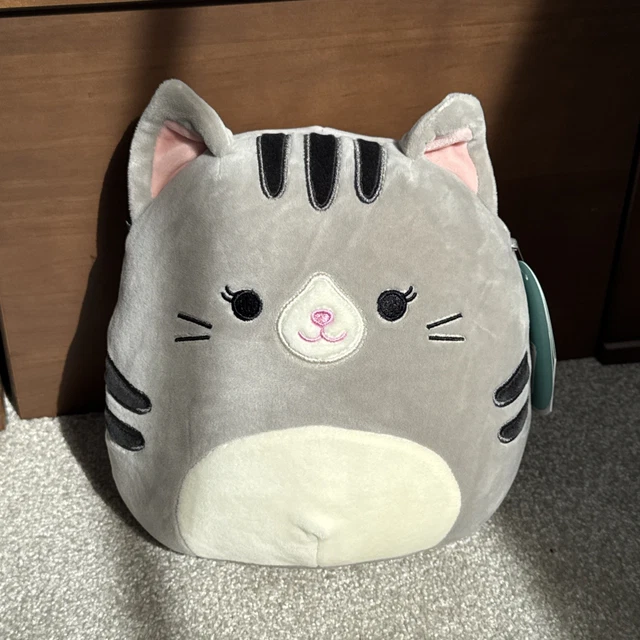 SQUISHMALLOWS - TALLY the grey cat 8” £11.12 - PicClick UK