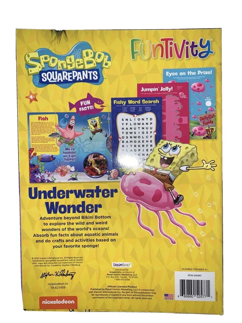 NICKELODEON SPONGEBOB SQUAREPANTS Funtivity underwater wonder activity ...
