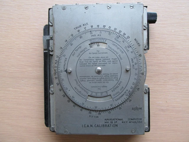VINTAGE WW2 AIR Ministry Navigational Computor Mk Iii D* 6B/180 £100.00 ...