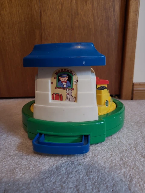 VINTAGE 1995 SHELCORE Push and Spin Choo Choo Train Toy $10.00 ...