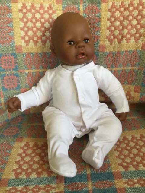 VINTAGE 19” ZAPF Creation Chou Chou Black Mixed Race Interactive Doll ...