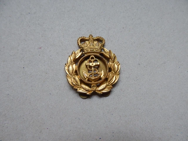 BRITISH ROYAL NAVY Chief Petty Officer Cap Badge Q/C HA £20.00 ...