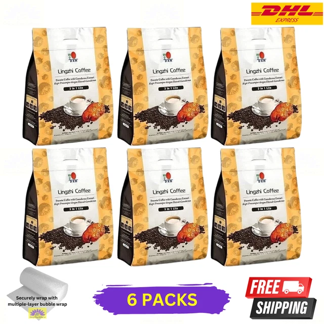 6 X DXN Lingzhi Coffee 3-in-1 Lite with Ganoderma 20 Sachets £125.21 ...