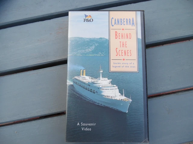 P&O CANBERRA UK Vhs Video Behind The Scenes £2.99 - PicClick UK