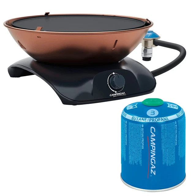 CAMPINGAZ CV KUPFER Tischgrill 360° Gasgrill, inkl. Gaskartusche CV 470 ...