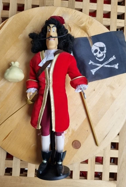 DISNEY THEME PARKS Exclusive Disney Villains Doll Captain Hook 1998 ...