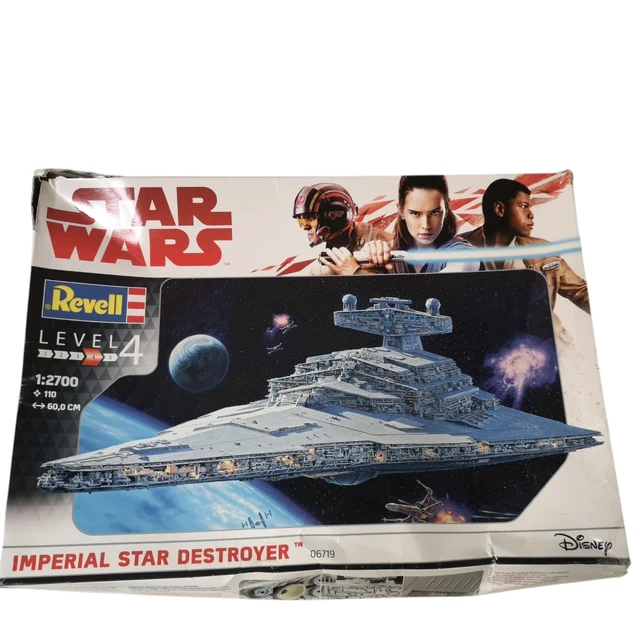 REVELL 1/2700 STAR Wars Imperial Star Destroyer New Plastic Model Kit ...