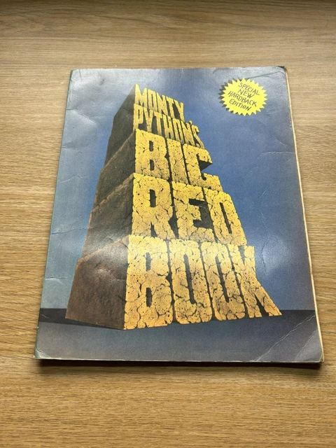 VINTAGE MONTY PYTHONS Big Red Book 1972 Eyre Methuen Paperback £7.99 ...