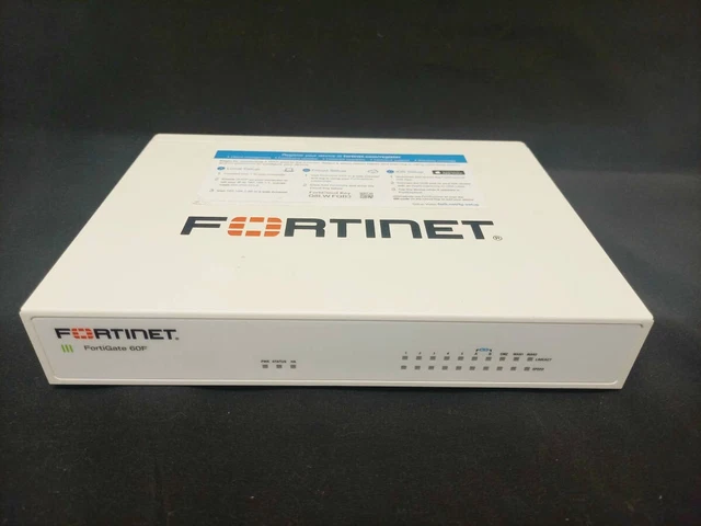 FORTINET FORTIGATE-60F FG-60F initialized $214.78 - PicClick