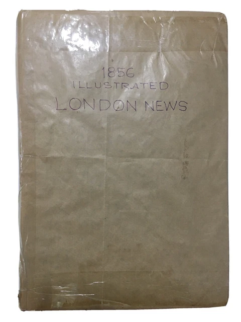1856 THE ILLUSTRATED London News Newspaper bound Volume 28 January to ...