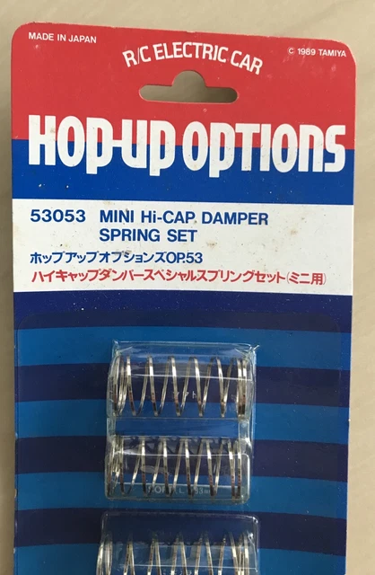NIP VINTAGE TAMIYA Avante - 53053 Hi-Cap Dampers Mini Spring Set ...