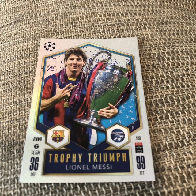 TROPHY TRIUMPH LIONEL Messi Match Attax 2024/2025 Barcelona 24/25 # 438 ...