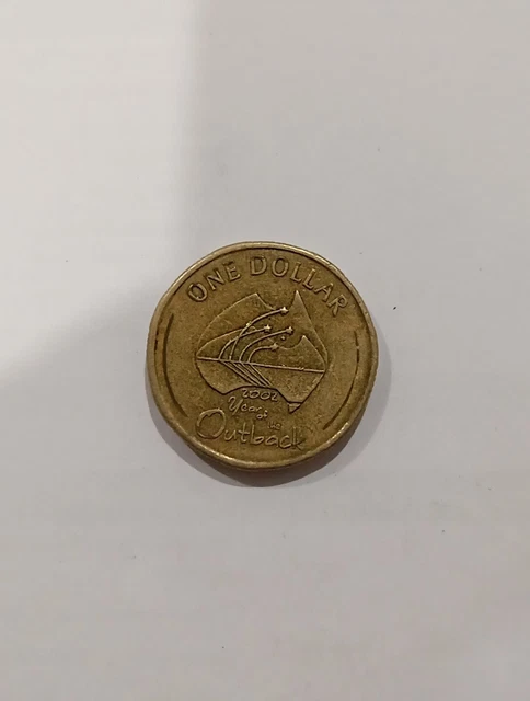 RARE 2002 $1 ONE DOLLAR COIN - YEAR OF THE OUTBACK - With IRB RARE $2. ...