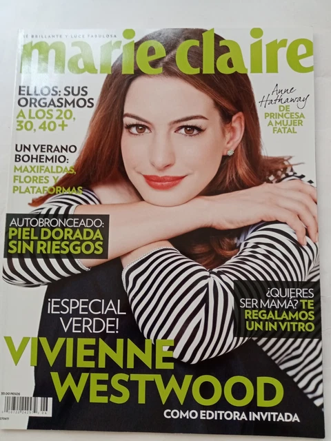 ANNE HATHAWAY MARIE Claire Mexican Magazine Mexico Spanish June 2011 £ ...