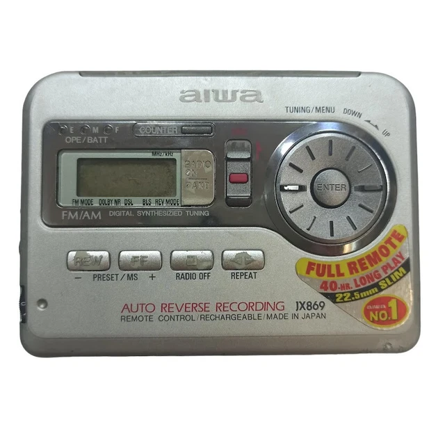 VINTAGE AIWA JX869 Radio Cassette Tape Player Recording SPARE PARTS / REPAIR £46.14 - PicClick UK