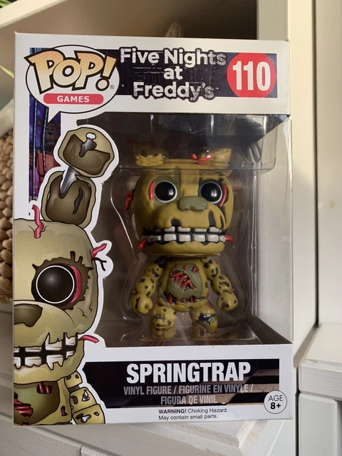 RARE 2016 FIVE Nights At Freddys Fnaf Springtrap Funko Pop Figure 110 £ ...