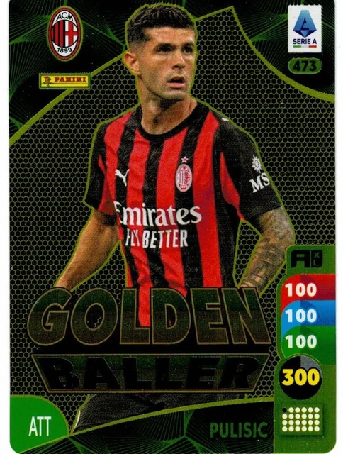 PANINI CALCIATORI ADRENALYN Xl 2025-2026 Card 473 Pulisic (Golden ...