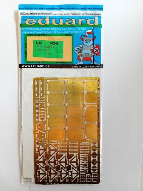 EDUARD 36246 IDF Merkava Mk.IIID armour shields MENG Scala 1/35 EUR 10 ...