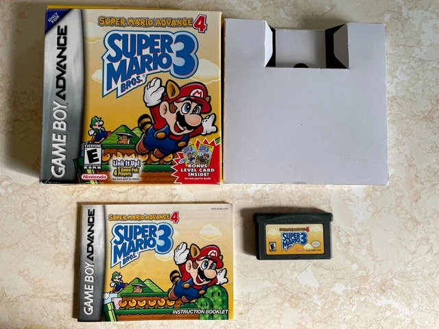 SUPER MARIO ADVANCE 4: Super Mario Bros. 3 (Game Boy Advance) CIB ...