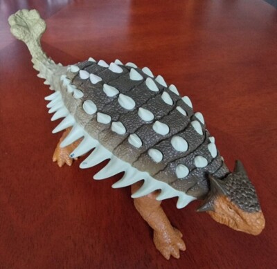 JURASSIC WORLD DINO Rivals Roarivores Ankylosaurus Rare GHT09 Mattel ...