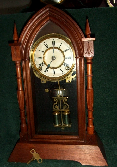 AN EXTRA NICE HTF ANSONIA "EPSON" parlor clock -working WELL! Excellent ...