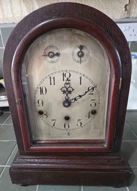 KIENZLE GERMAN WESTMINSTER Chime Bracket Clock Light Resto Needed £250. ...