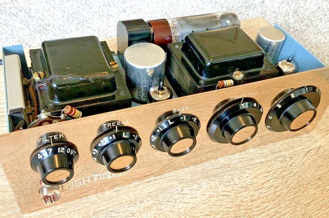 PYE MOZART EL34 Valve Tube Amplifier For Leak Tannoy BBC Rogers LS3/5A ...