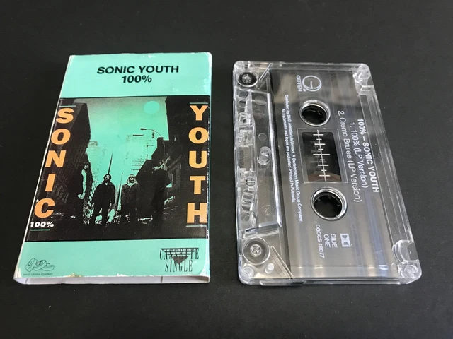 SONIC YOUTH 100% Australian Cassingle Cassette Tape $199.00 - PicClick AU