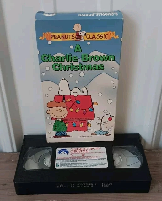 PEANUTS CLASSIC A CHARLIE BROWN CHRISTMAS VHS 1994 Paramount Snoopy ...