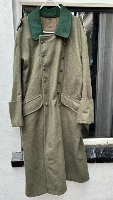 WW2 GERMAN GREATCOAT M36 - Re enactors - Size Large £100.00 - PicClick UK