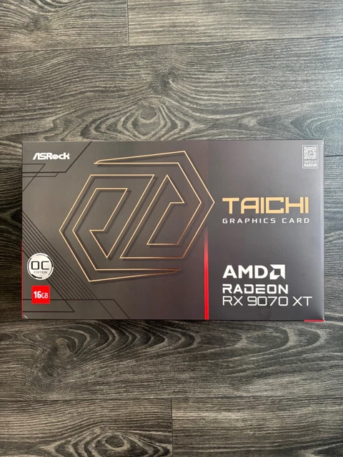 ASROCK RADEON RX 9070 XT Taichi OC 16GB GDDR6 Graphics Card | New ...