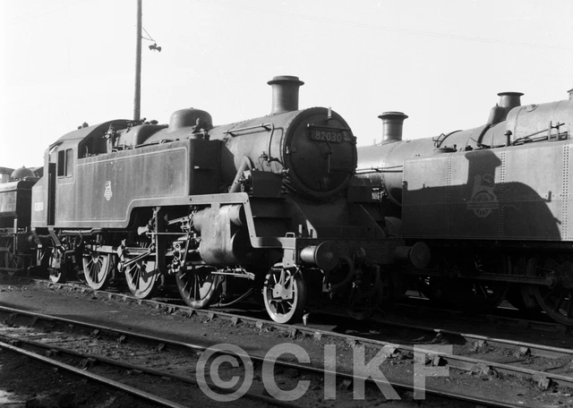 RAILWAY B/W Negative 6x4cm BR 82030 no location, 1955. £6.44 - PicClick UK