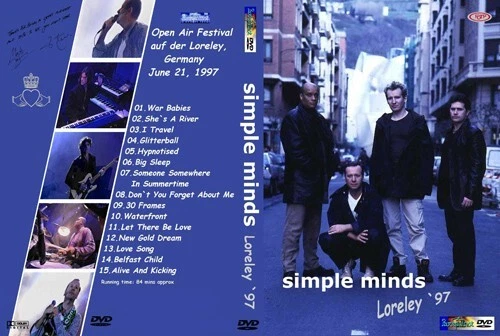 SIMPLE MINDS - Live in St. Goarshausen 1997 - Rare DVD EUR 22,99 ...