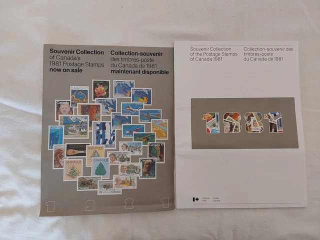 COLLECTION OF CANADA'S 1981 Stamps In Official Album Mint £2.75 ...