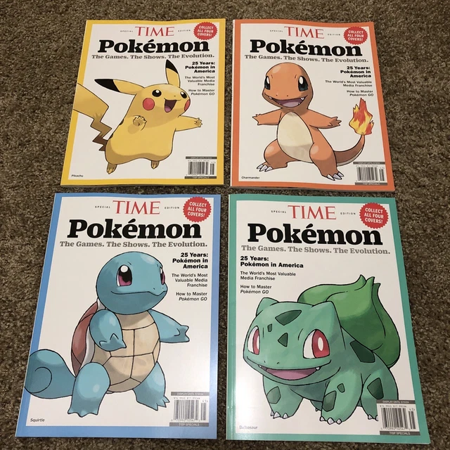 POKÉMON TIME MAGAZINE Special Edition 2024 25 Years in America Complete ...