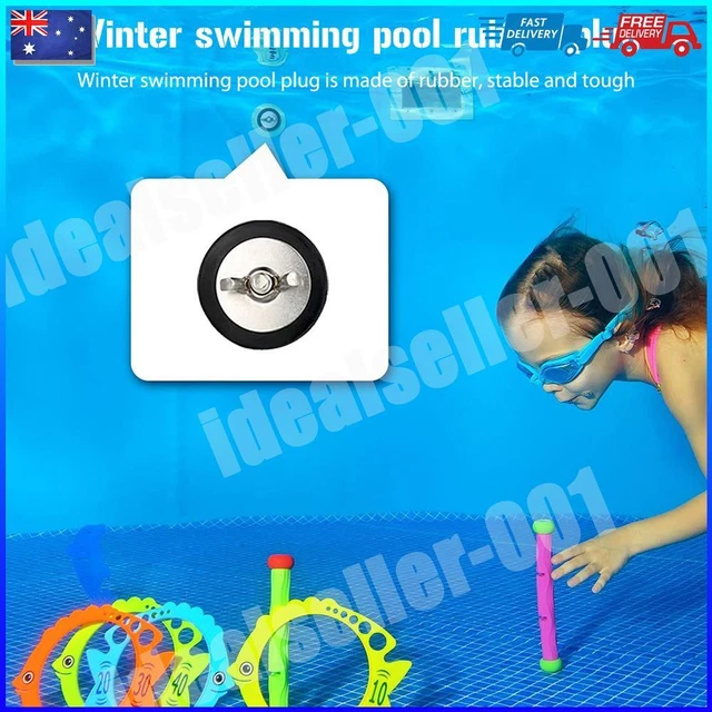 - RUBBER SWIMMING Pool Winterizing Stopper Expandable Drain Pipe Plug ...