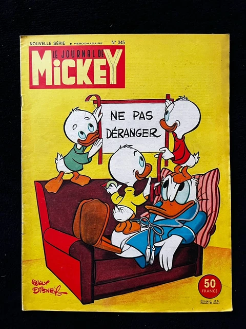 LE JOURNAL DE Mickey N°345 Décembre 1958 Eo EUR 5,00 - PicClick FR