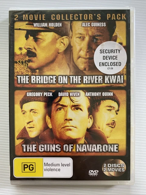 2 DISC DVD - BRIDGE ON THE RIVER KWAI / GUNS OF NAVARONE R4 - BRAND NEW ...