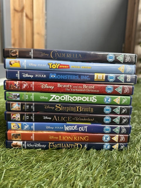 10 X DISNEY DVD Bundle Kids Family Movies Inside Out Cars Toy Story £16 ...